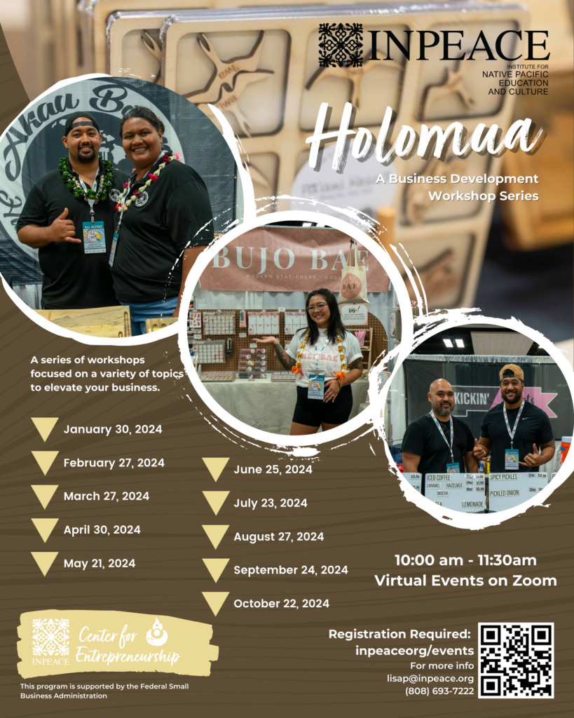 Holomua Business Series - March - INPEACE